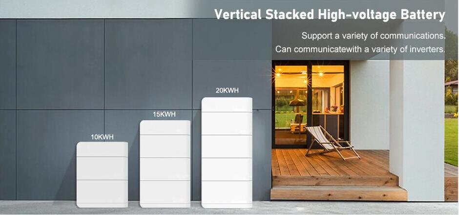 High Voltage Wall Series Battery 20kwh 50Ah Solar Storage Battery ...